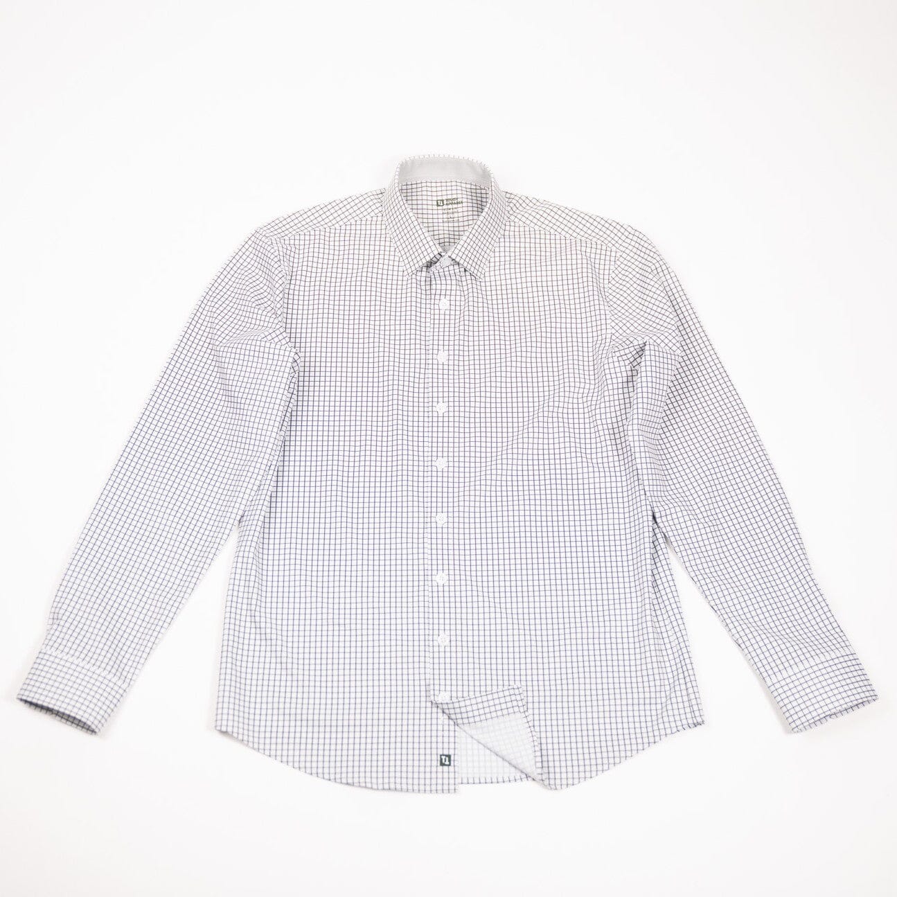 Hustle Sport Shirt - Long Sleeve - Grey Mini Grid – Tough Apparel