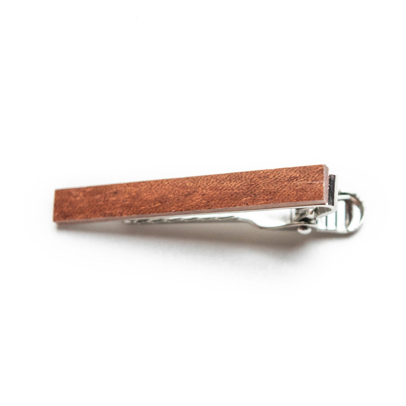 Medium Brown Wood Tie Bar - Tough Apparel